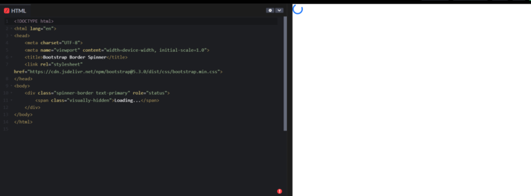 Free Bootstrap Spinner Tutorial | At Iqra Technology