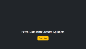 Free Bootstrap Spinner Tutorial | At Iqra Technology