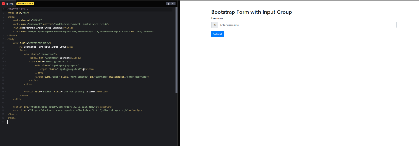 free Bootstrap forms tutorial | At Iqra Technology