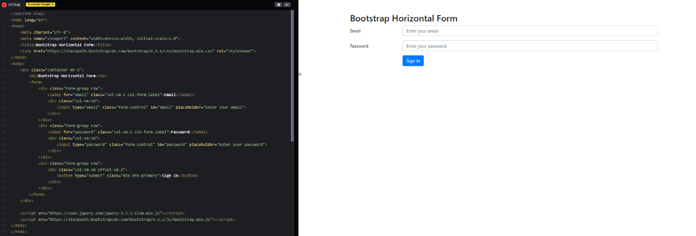 free Bootstrap forms tutorial | At Iqra Technology
