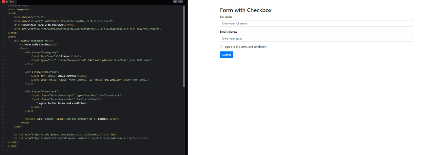 free Bootstrap forms tutorial | At Iqra Technology