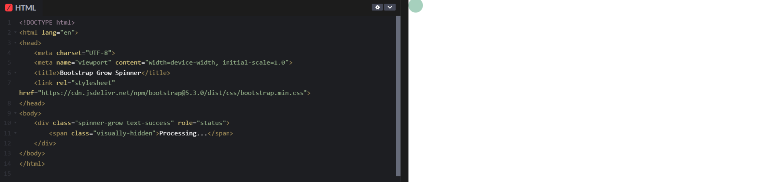 Free Bootstrap Spinner Tutorial | At Iqra Technology