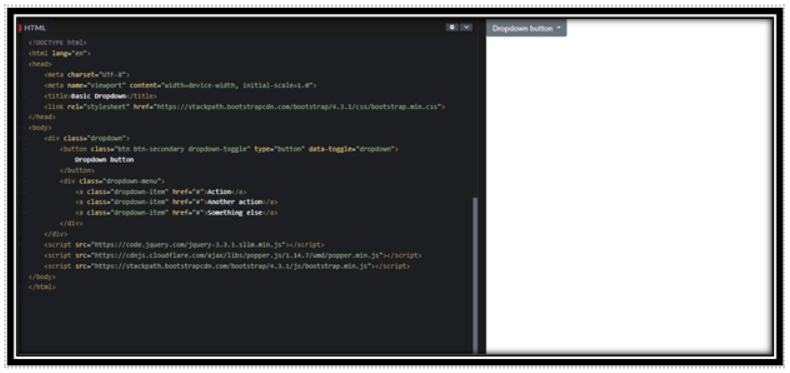 Free Bootstrap Dropdown Tutorial | At Iqra Technology