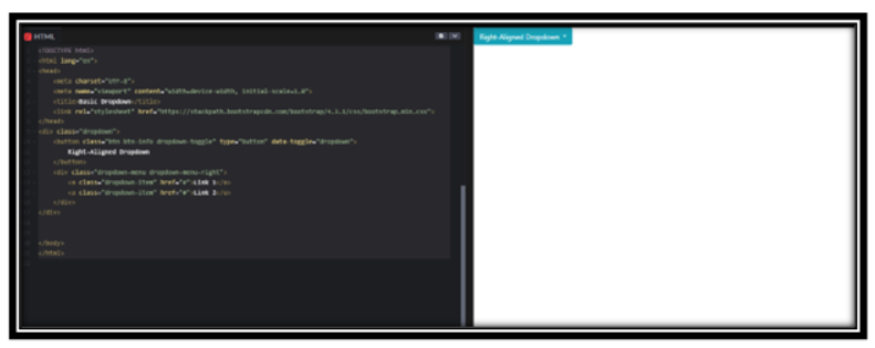 Free Bootstrap Dropdown Tutorial | At Iqra Technology