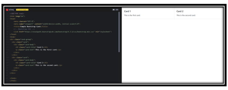 Free Bootstrap Cards Tutorial | At Iqra Technology
