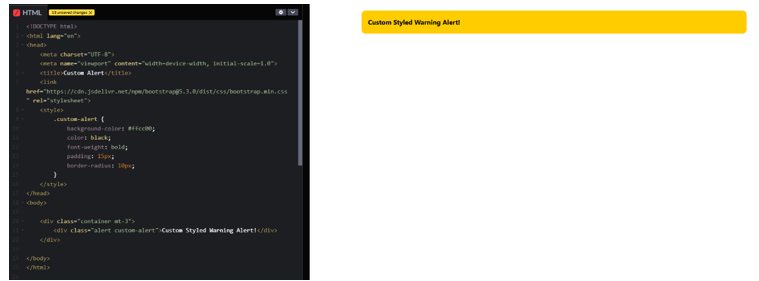 Free Bootstrap Alerts Tutorial | At Iqra Technology