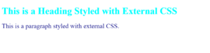 HTML CSS Integration