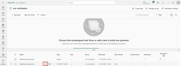 Master Data Refresh & Scheduling in Power BI Cloud
