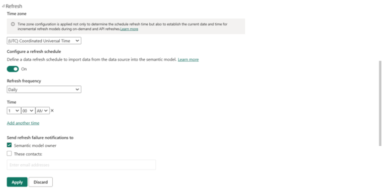 Master Data Refresh & Scheduling in Power BI Cloud